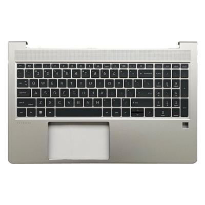Cina M21742-001 Assemblaggio con appoggio palmare e touchpad per tastiera HP Probook 450 G8 455 G8 argento in vendita