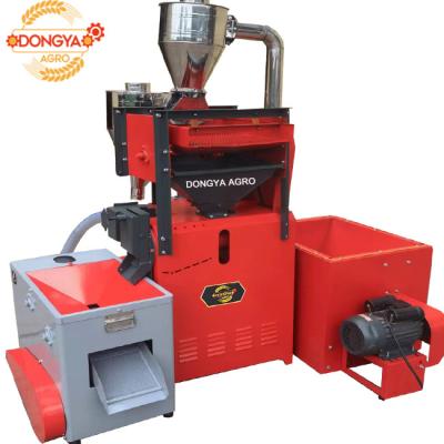 China 6-in-1 10HP Commercial Combined Rice Mill Machine 6N75-9FC21 650-700kg/h Multipurpose for sale