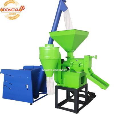 China Máquina de moinho de arroz portátil de 700 kg/h Capacidade com elevador combinado for sale