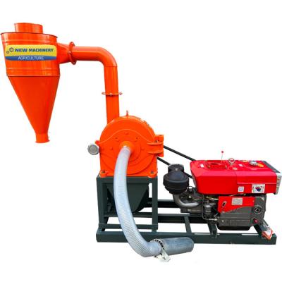 China 3000KG capacity chilli pepper big flour mill machine  22hp water cooled diesel engine for sale