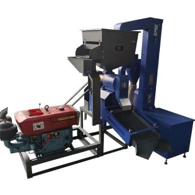 China yifeng AGRO 22HP diesel Engine Rice Mill Machine with Auto Loading Lifter for sale