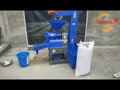питание машины коммерчески мозоли мельницы риса 650kg/H Dehusking автоматическое