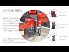 220v het trillingsscherm 4 in 1 Gecombineerde Rijstfabrikantmachine 220kg/H