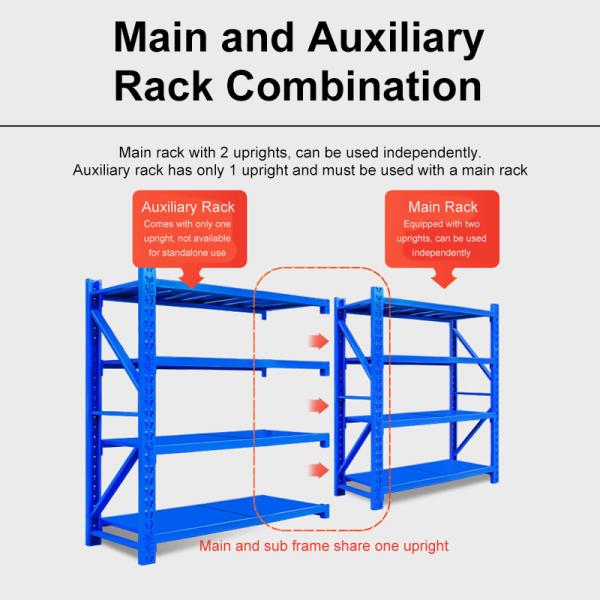 Quality Custom Heavy Duty Rack Steel Pallet Racking Adjustable Beam Type For Factory for sale