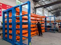 China Vertical Drawer Sheet Rack, Upright Pull-out Plate Storage System for Space Saving Warehouse for sale