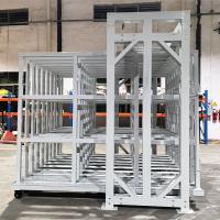 China Low Base Vertical Sheet Good Storage Rack Low Profile Upright Sheet Holder for sale