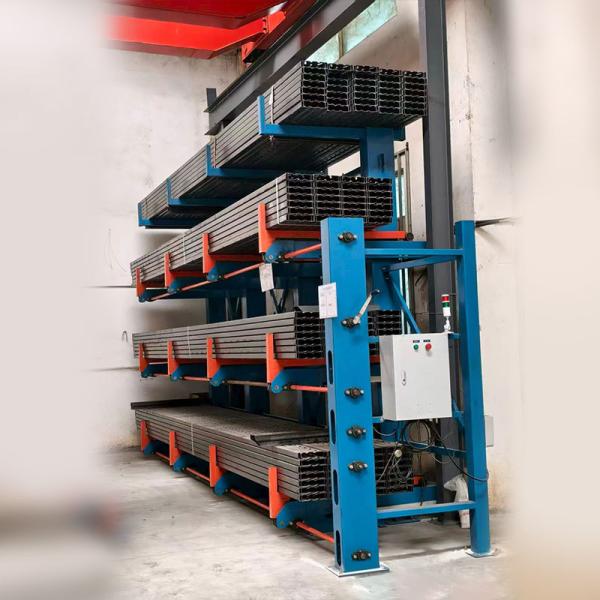 Quality Motorized Dual Side Adjustable Cantilever Racking Automatic Retractable Arm for sale