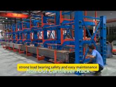 telescopic heavy duty cantilever shelving high load industrial cantilever pipe storage racks