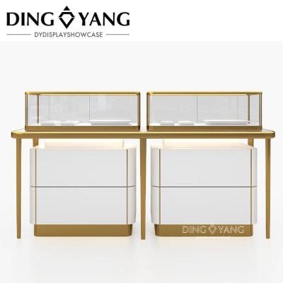 中国 ジュエリーストアのためのLEDライトのカスタム製ジュエリーショートケース 販売のため