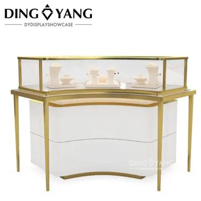 Cina Showcase di gioielli in ottone circolare per la vendita in vendita