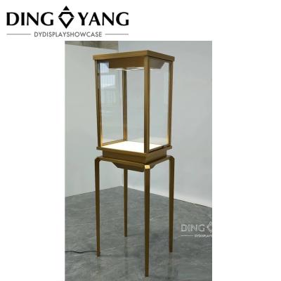 Cina Display cabinet per gioielli in vetro temperato trasparente in vendita