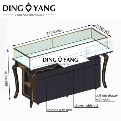 China Op maat gemaakte sieraden Displays Showcase Boutique Europese stijl Mooie verschijning Te koop