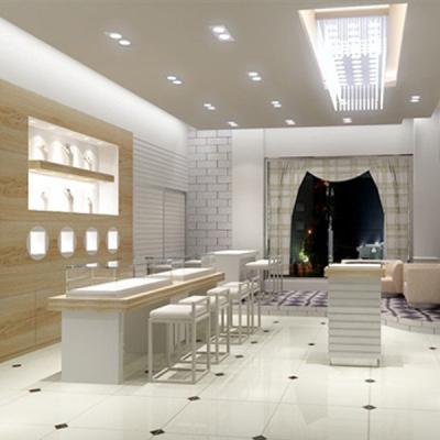 China compleet maple glas vitrine systeem voor sieraden Te koop