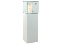 China Inexpensive Custom Glass Display Cases Fully Assembled Structure With Locks for sale
