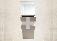 China Multi Functional Custom Glass Display Cases Fully Assembled Structure For Shopping Mall for sale