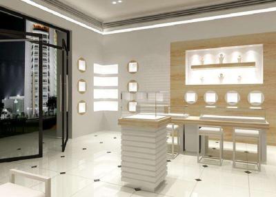 China Fácil de instalar Casas de visualización de joyas modernas Logotipo personalizado para tiendas minoristas en venta