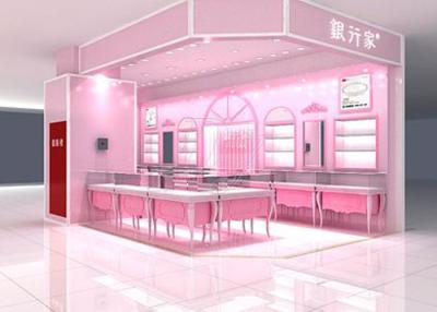 Cina Europeanismo Rivestimento rosa Sala espositiva Casse preassemblate Strutture in vendita
