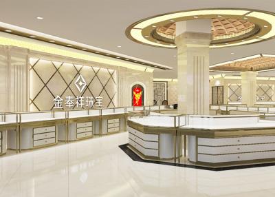 Cina Pre-assemblaggio Struttura Showroom Display Cases Rosa Lacca Finitura Colore in vendita