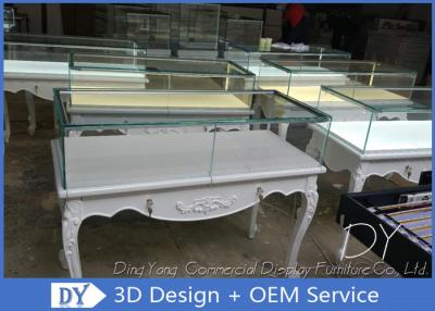 Cina 3D Design Vitrina per gioielli in vetro in legno con serratura 1200X550X950MM in vendita