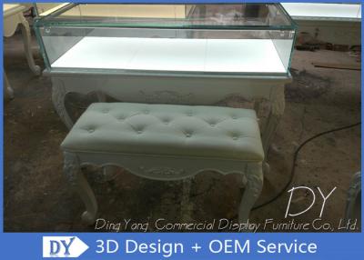 Cina 3D Design Vitrina per gioielli in vetro in legno con serratura 1200X550X950MM in vendita