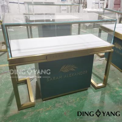 China 304# Armários de visualização de jóias OEM de aço inoxidável à venda