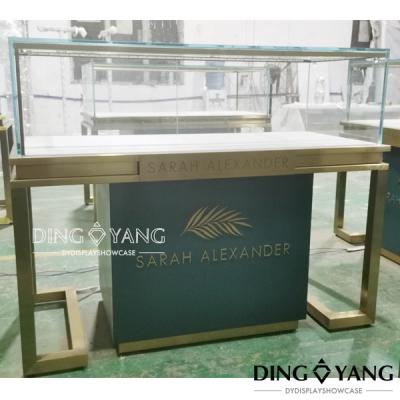China 304# Armários de visualização de jóias OEM de aço inoxidável à venda