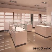 China Showroom Glossy Lockable Jewelry Showcase Display for sale