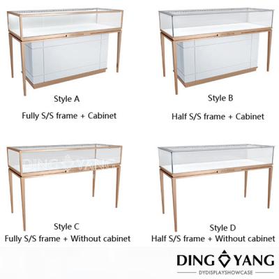 China Streamline 1500X600X950MM Juwelen toonbank Te koop