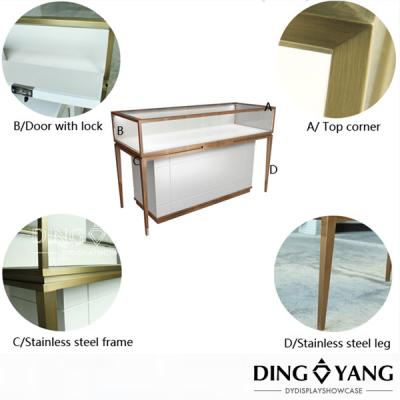 China Streamline 1500X600X950MM Juwelen toonbank Te koop