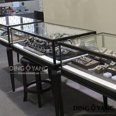 China Pincel preto 304# aço inoxidável joalharia mostrador à venda