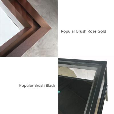 China Pincel preto 304# aço inoxidável joalharia mostrador à venda