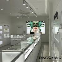 China Light Installed Glass Custom Made Showroom Display Cases for sale