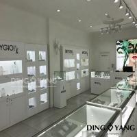 China Light Installed Glass Custom Made Showroom Display Cases for sale