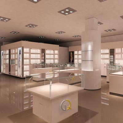 Cina Negozio di gioielleria bianca Vitrine in MDF in vendita