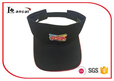 China Os chapéus 100% dos bonés de beisebol da viseira de sol do bordado do algodão 3D com velcro suportam o ajustador à venda
