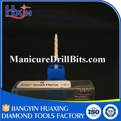 China Bule Color Cuticle Nail Drill Bits HXTC-102 With Head Diameter 1.5mm for sale