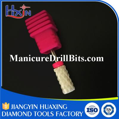 China Black Red Blue Ceramic Electric Nail Drill Bits For Cleaning Nails HXH0108D for sale