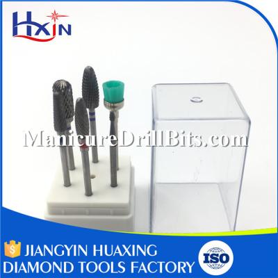 China Three Suits Electric Nail Drill Bits Large Barrel Type XXC / Small Ball Type Medium / Brusher for sale