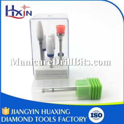 China Medium / Fine Carbide Manicure Drill Bits For Nail Polishing Shank Diameter 2.35mm for sale