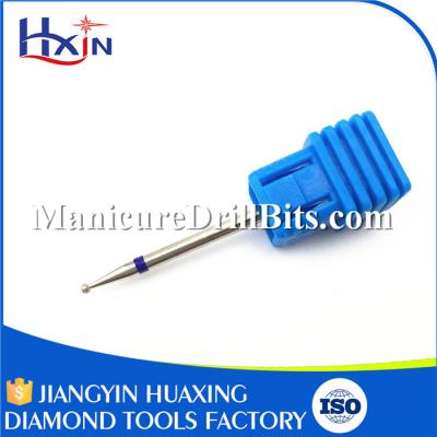 China Diameter 1.0mm Medium Electric Nail Drill Bits For Nail Thinning / Shaping for sale
