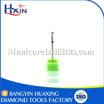 China Tungsten Carbide Manicure Drill Bits Silver Color No Clogging HXH0108D for sale