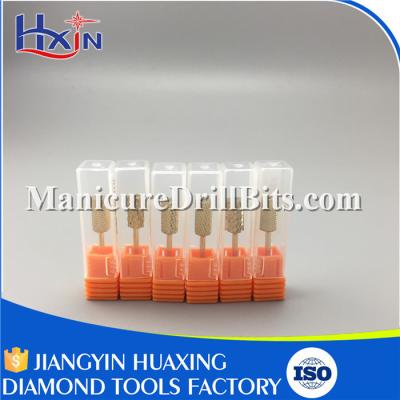 China Golden Electric Nail Drill Bits Grinding Head  Length 40MM Head Dia 6.5MM for sale
