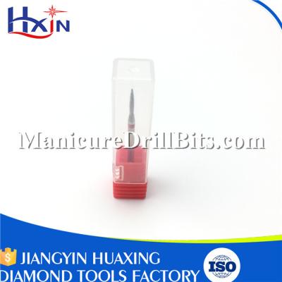 China Lightweight Electric Nail Drill Bits For Nail Machines Diameter 1mm HXH0108D for sale