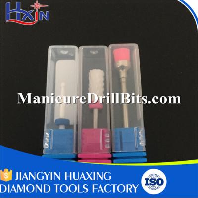 China Different Type Three Pieces Nail File Drill Kit , Nail Drill Safety Bit Antirust for sale