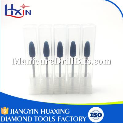 China Durable Coarse Type Carbide Nail Drill Bits PVC Bag Package 6*7mm HXTC-A9 for sale