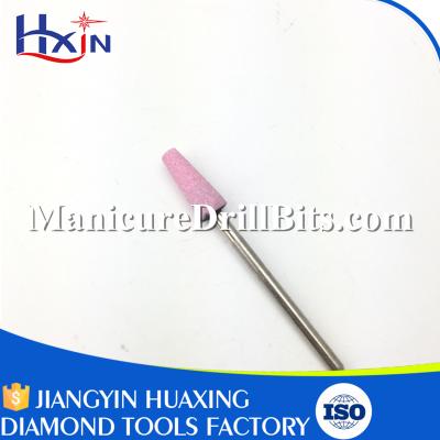 China Customized Size Pink Diamond Drill Bit Abrasive Tools For Nail Art Design for sale