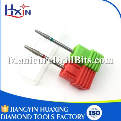 China Nail Art Salon Use Cuticle Cleaning Bit , Diamond Nail Bit Head Diameter 3mm for sale