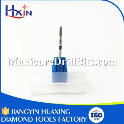 China Blue Diamond Nail Drill Bits Shank Diameter 2.35mm / Overall Length 45mm for sale