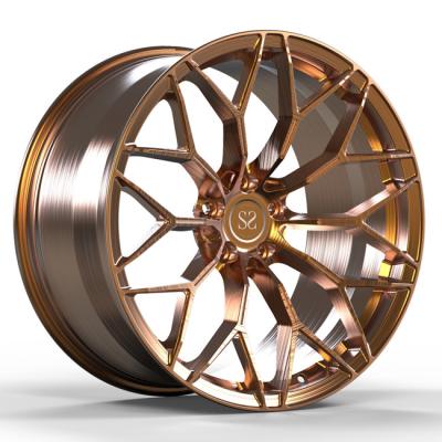 Chine L'aluminium de morceau de PC de Monoblock 20inch 1 a forgé les roues en bronze balayées pour Ferrari 458 à vendre