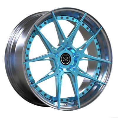 China 2 PC Forged Wheels 19inch Discs Polished Lip For Volkswagen T6 for sale